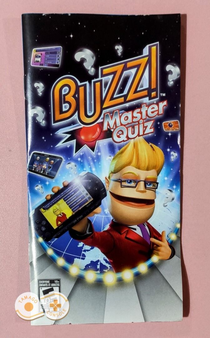 Buzz! Master Quiz - [PSPGame] [NTSC / ENGLISH Language] [CIB / Complete ...