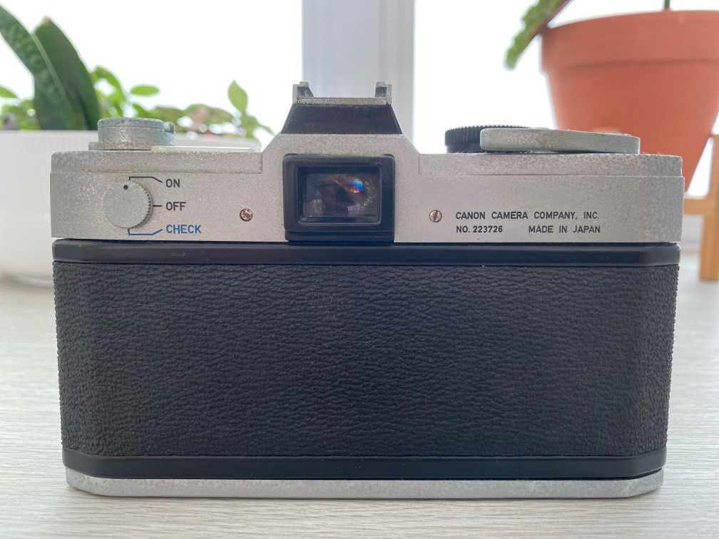 Canon fx retro film camera, Photography, Cameras on Carousell