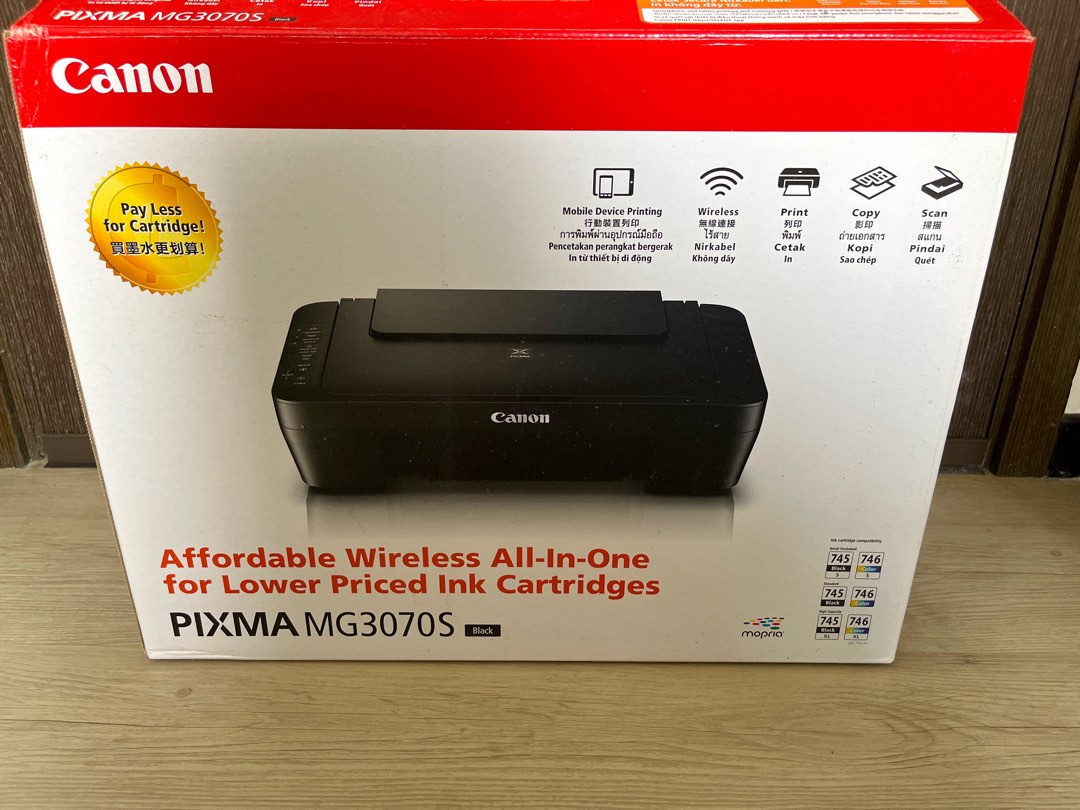 Canon Printer PIXMA MG3070S, Computers & Tech, Printers, Scanners ...