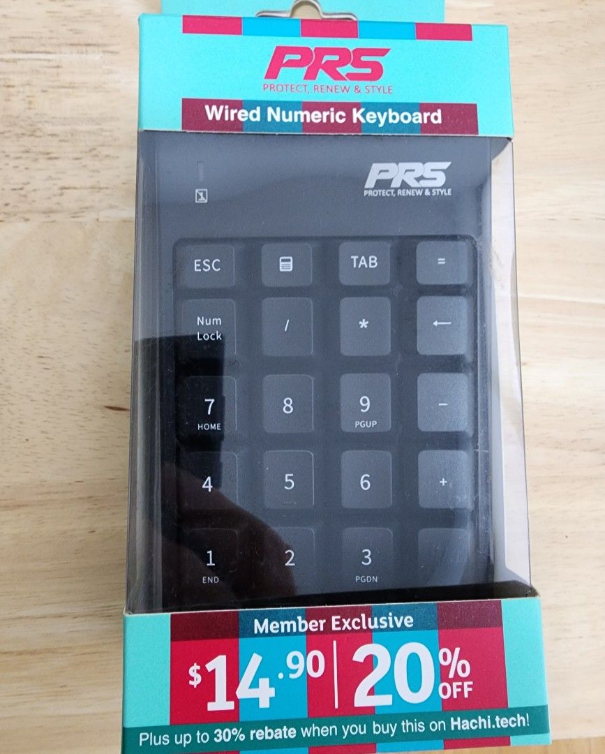 Challenger Wired Numeric Keyboard, Computers & Tech, Parts & Accessories, Computer Keyboard on ...