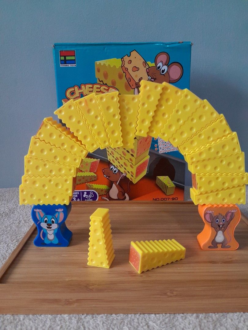 Cheese Stack Game, Hobbies & Toys, Toys & Games on Carousell