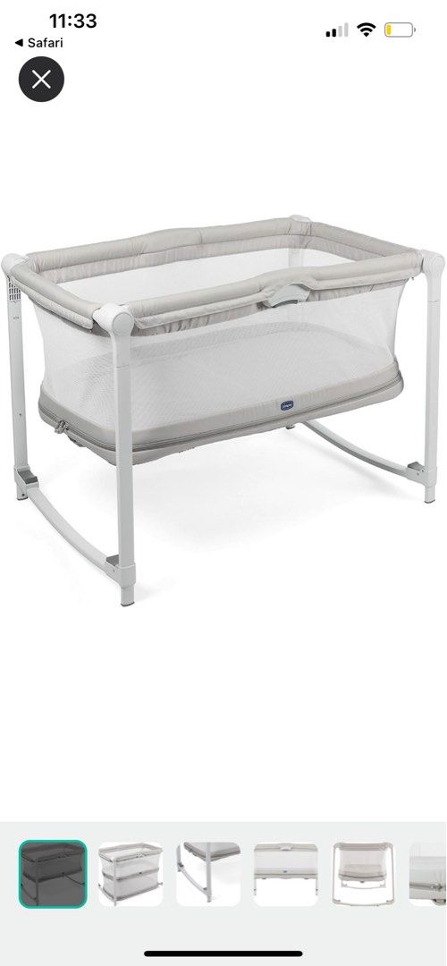 Chicco Travel cot (foldable), Babies & Kids, Baby Nursery & Kids ...