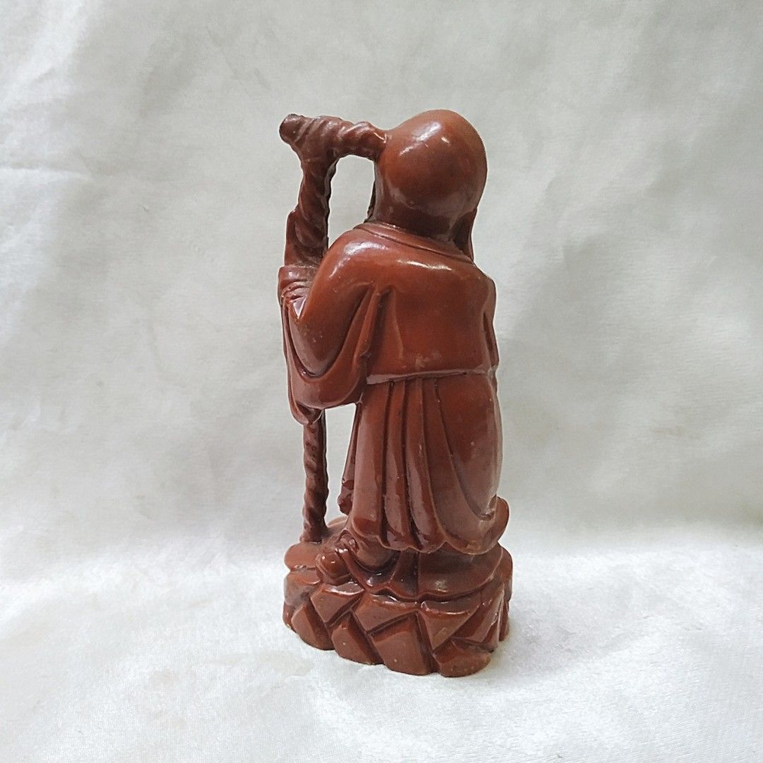 Chinese God of Longevity Statues Shou Lao Shou Xing, Hobbies & Toys ...