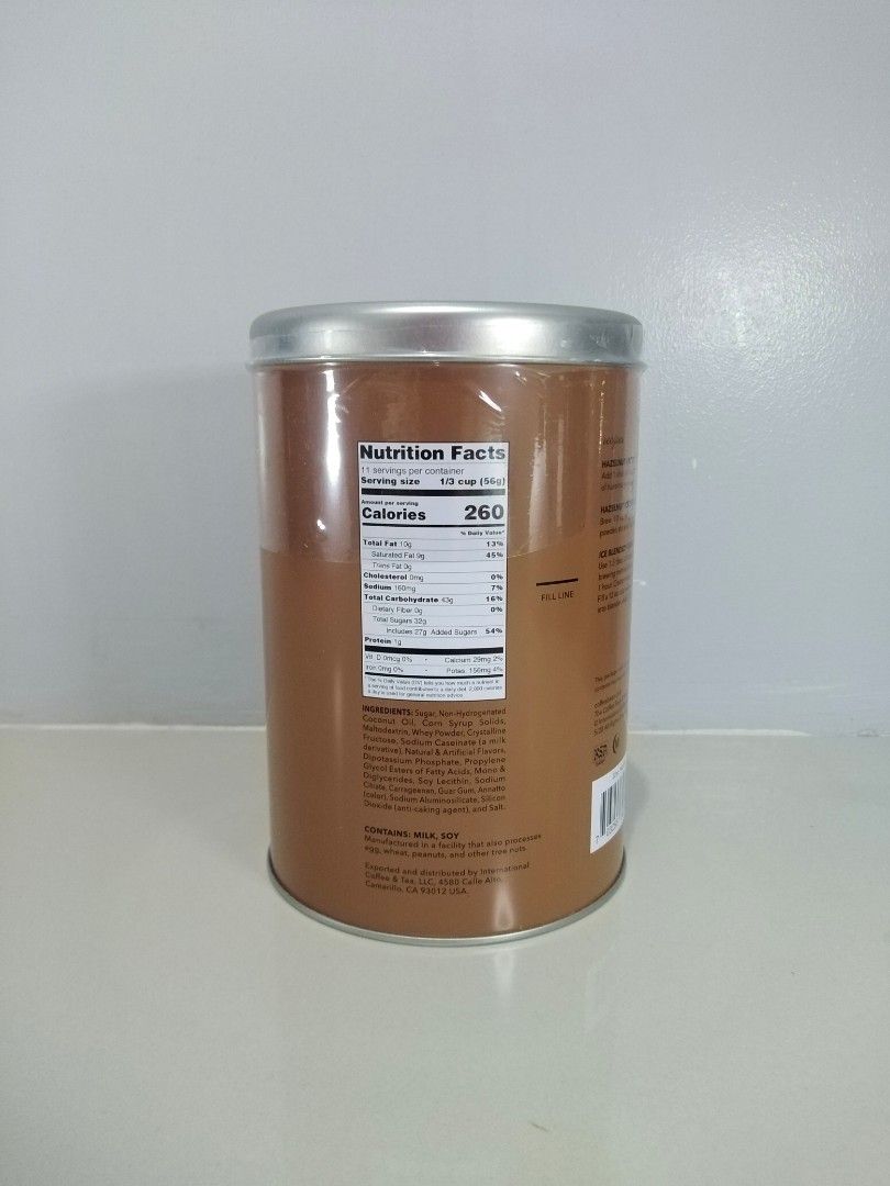 Coffee Bean and Tea Leaf CBTL Special Deluxe Hazelnut Powder Mix ...