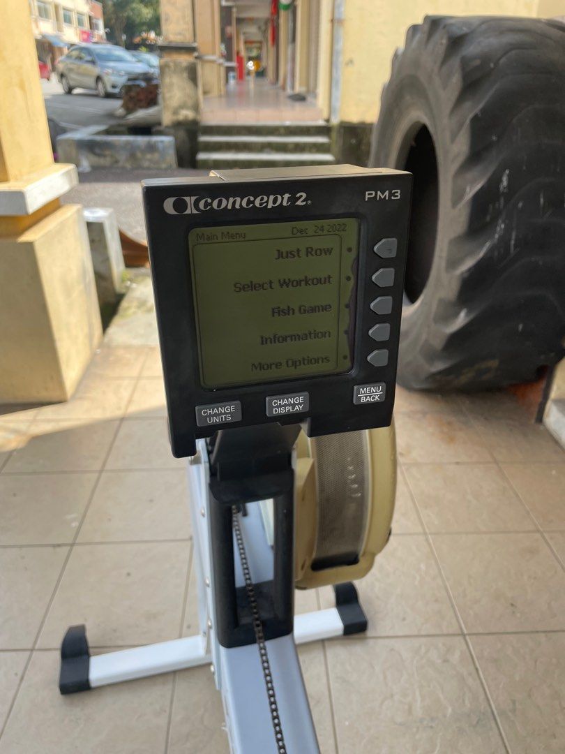 Concept 2 C2 rower rowing machine model D PM3 monitor gym cardio ...
