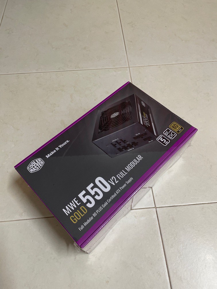 coolermaster 550W full modular PSU gold, Computers & Tech, Parts ...