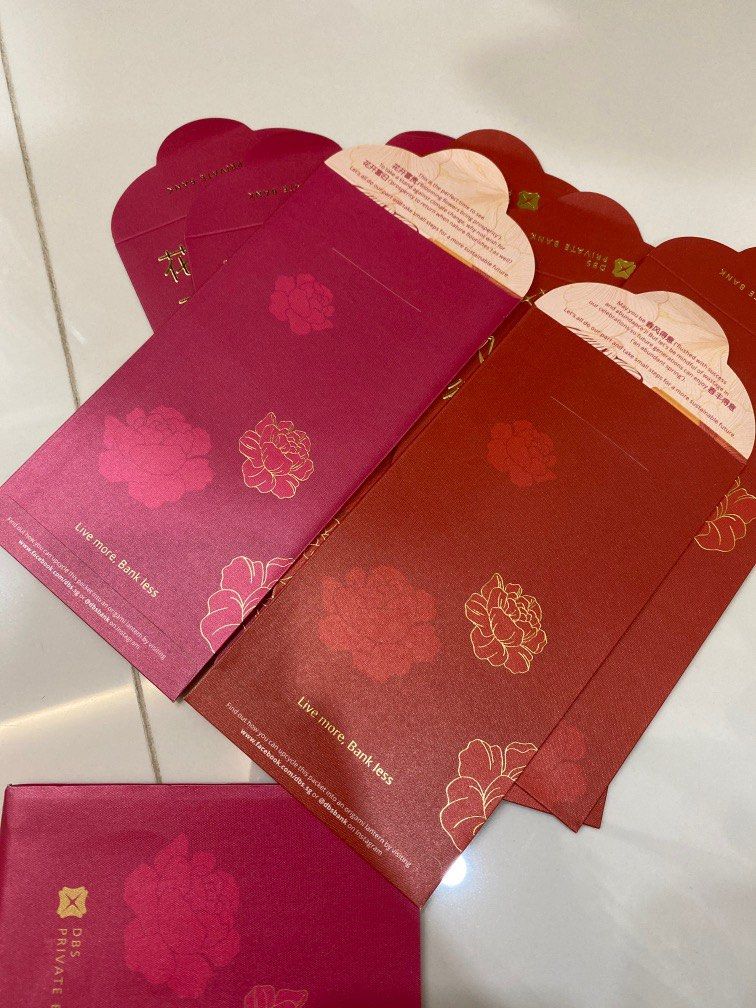 Dbs private bank red packets, Hobbies & Toys, Stationery & Craft, Art ...