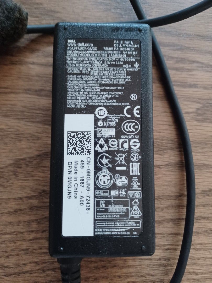 Dell original power adapter, Computers & Tech, Parts & Accessories ...