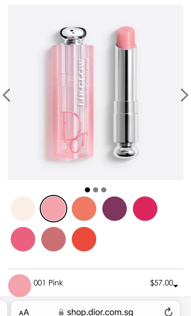DIOR LIP GLOW color 001, Beauty & Personal Care, Oral Care on Carousell