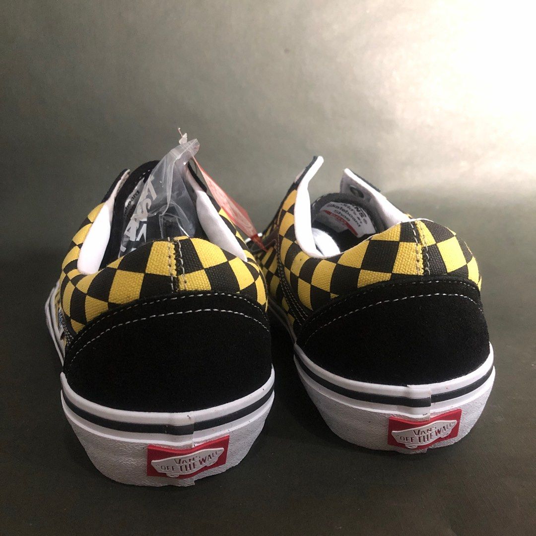 DISKON GEDE VANS OLD SKOOL PRO CHECKERBOARD YELLOW ORIGINAL, Fesyen ...