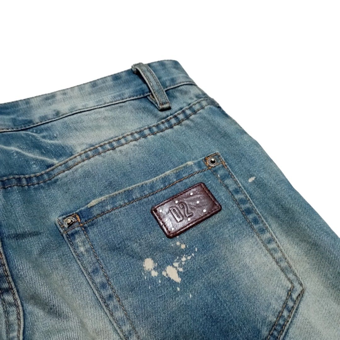 Dsquared Distressed Selvedge Pants, Men's Fashion, Bottoms, Jeans on ...