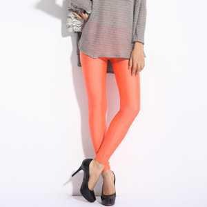 Elastic Fluorescence Pants (Orange) 13154, Women's Fashion, Bottoms ...