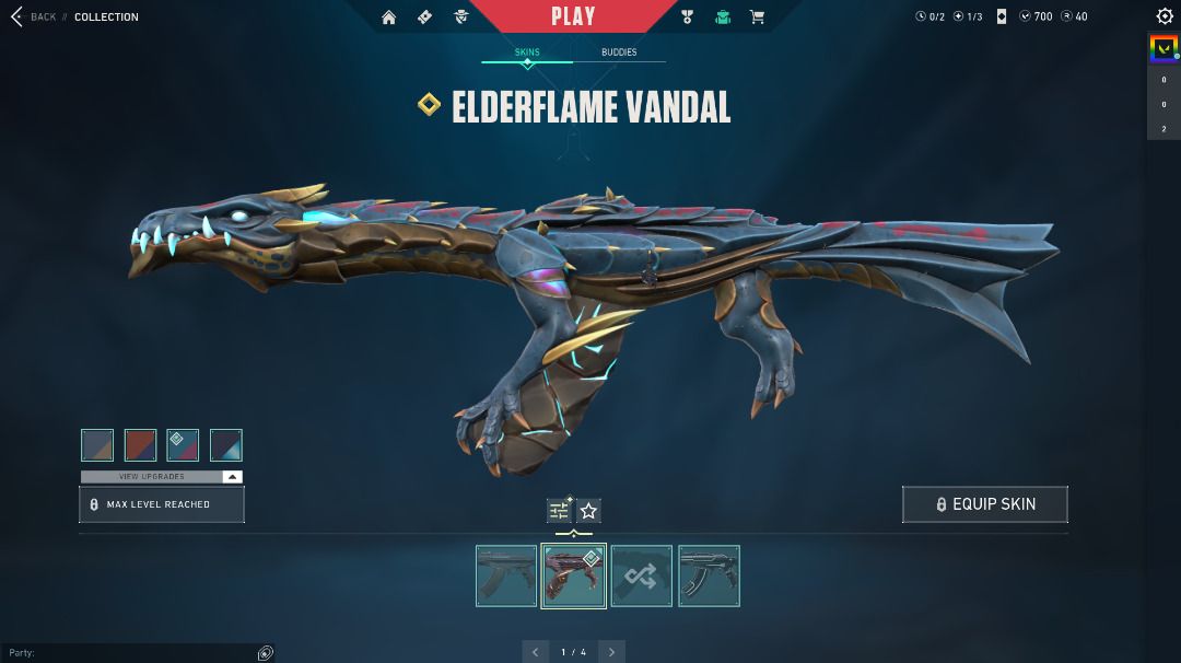 ELDERFLAME BUNDLE Valorant 7 premiums + 2 bp Plat 2 Account, Video ...