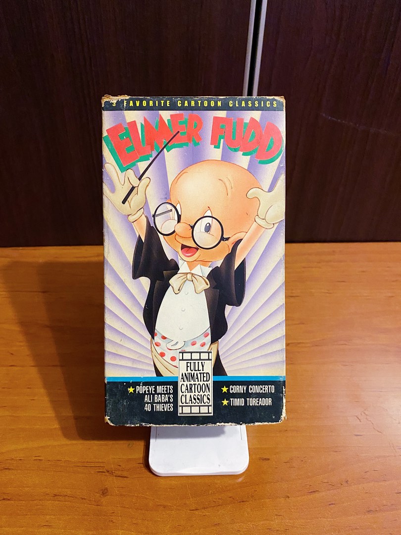 Elmer Fudd - 3 Cartoon Classics (Bugs Bunny, Popeye, & Porky Pig) VHS ...