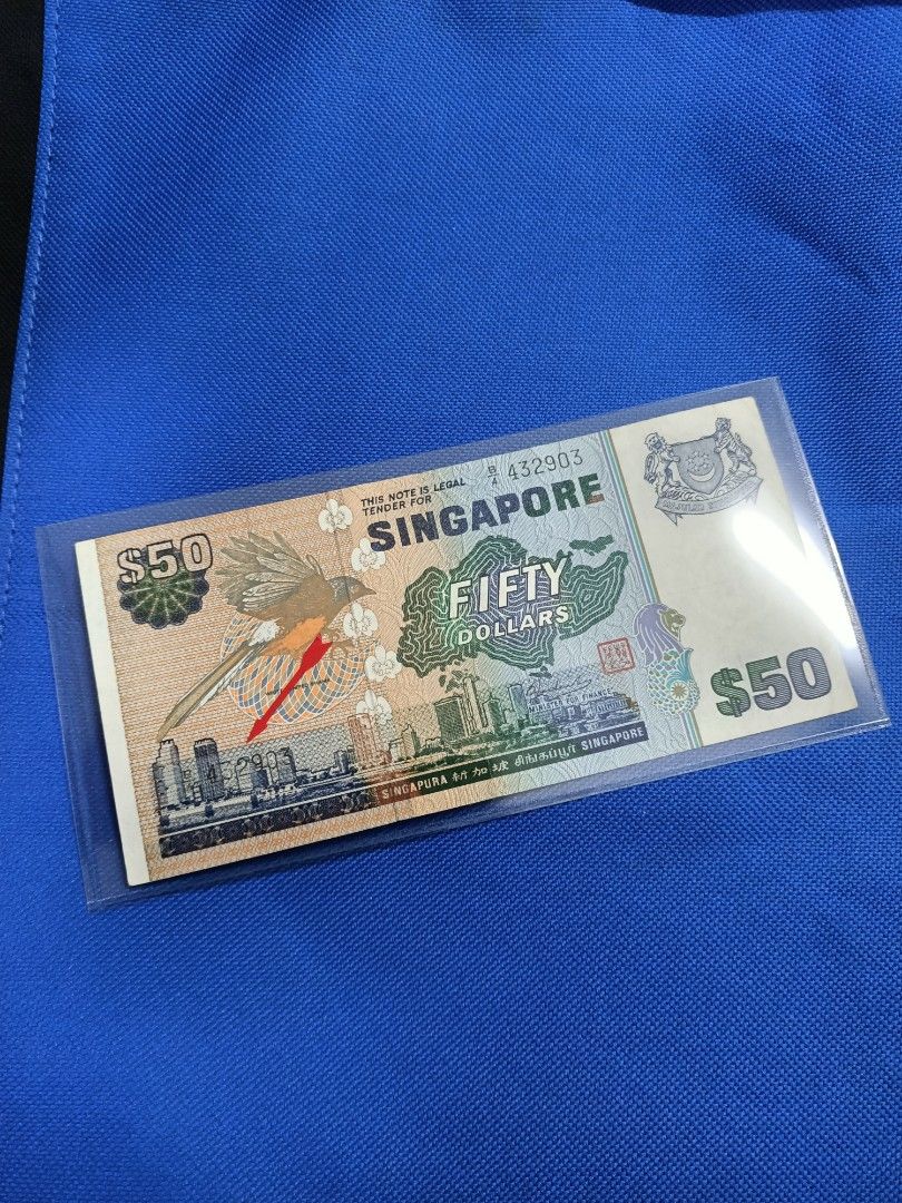 Error Brid series $50 note B/4:432903, Hobbies & Toys, Memorabilia ...