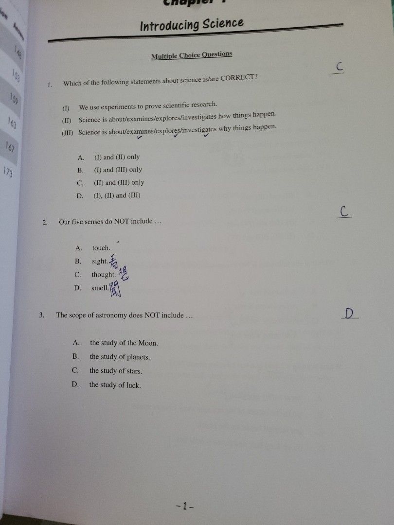 F1 science practice, 興趣及遊戲, 書本 & 文具, 書本及雜誌 - 補充練習 - Carousell