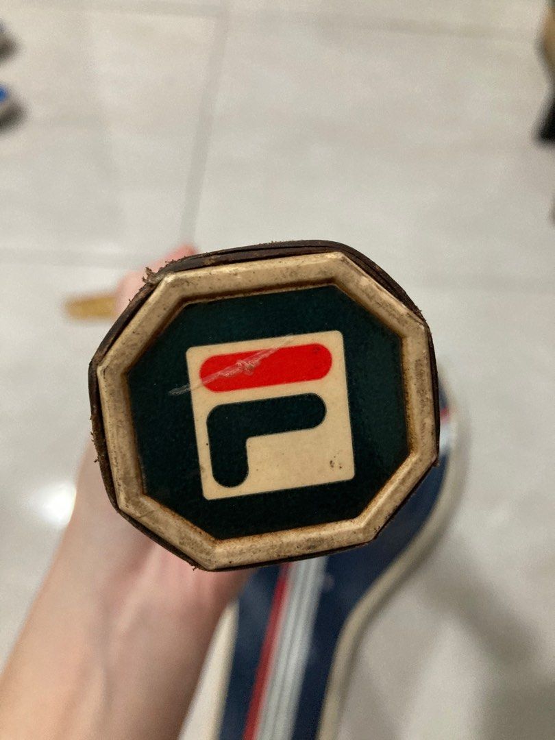 FILA Vintage Wood Tennis Racquet Racket, Sports Equipment, Sports ...