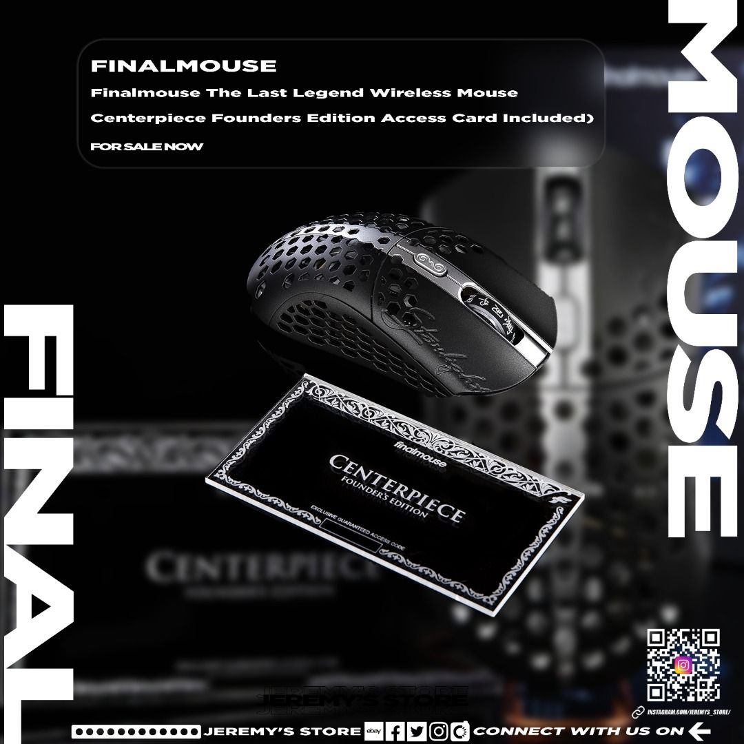 Finalmouse The Last Legend Wireless Mouse (Centerpiece Founders Edition ...