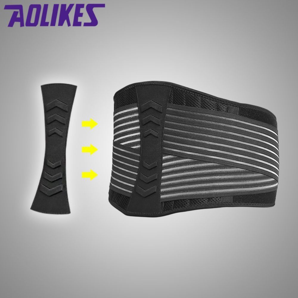 Fitness Spring Belt Lumbar Support Waist Back Strap Compression Springs ...