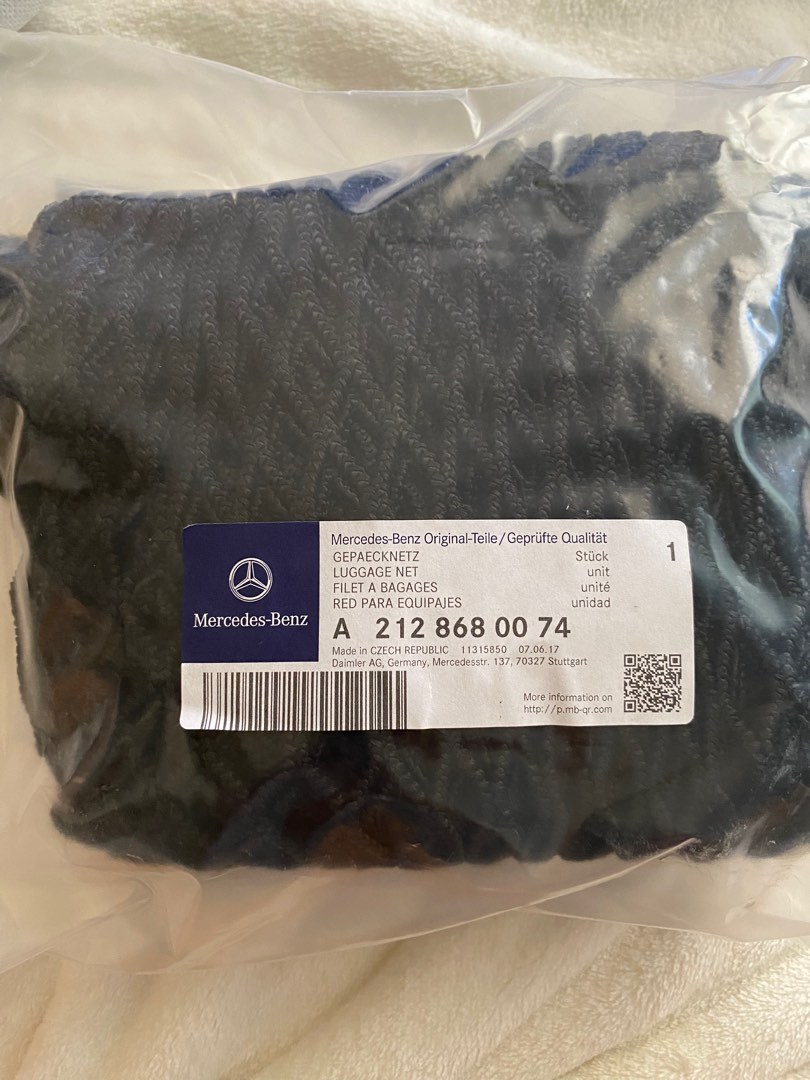 Genuine Mercedes Benz Boot Cargo Net for W212/W213, Car Accessories ...