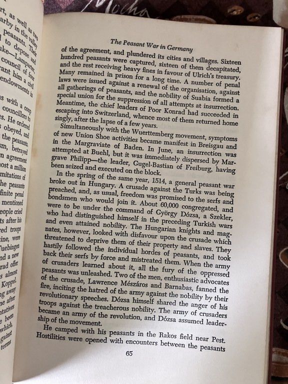 German Revolutions Peasant War In Germany Historical VINTAGE Book by ...