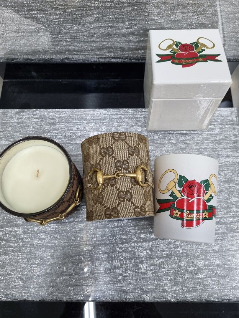 Gucci candle, Furniture & Home Living, Home Fragrance on Carousell