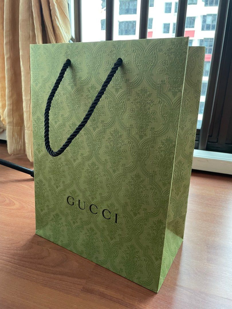 Gucci Paper Bag, Luxury, Accessories on Carousell