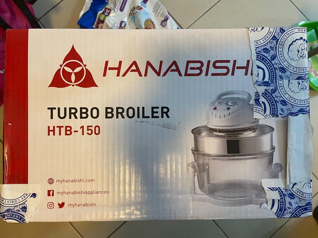 Hanabishi Turbo Broiler HTB-150, TV & Home Appliances, Kitchen ...