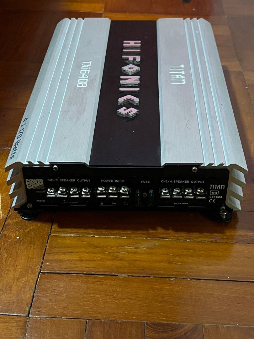 Hifonics Titan TXi6408 Amplifier, Car Accessories, Accessories on Carousell