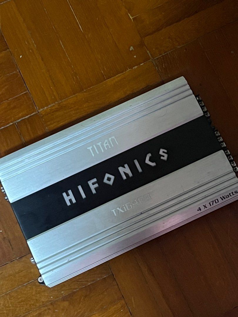 Hifonics Titan TXi6408 Amplifier, Car Accessories, Accessories on Carousell