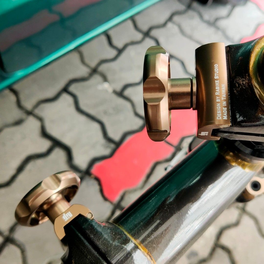 Highly Mod Aceoffix Black Raw Lacquer 1:1 Brompton, Sports Equipment ...