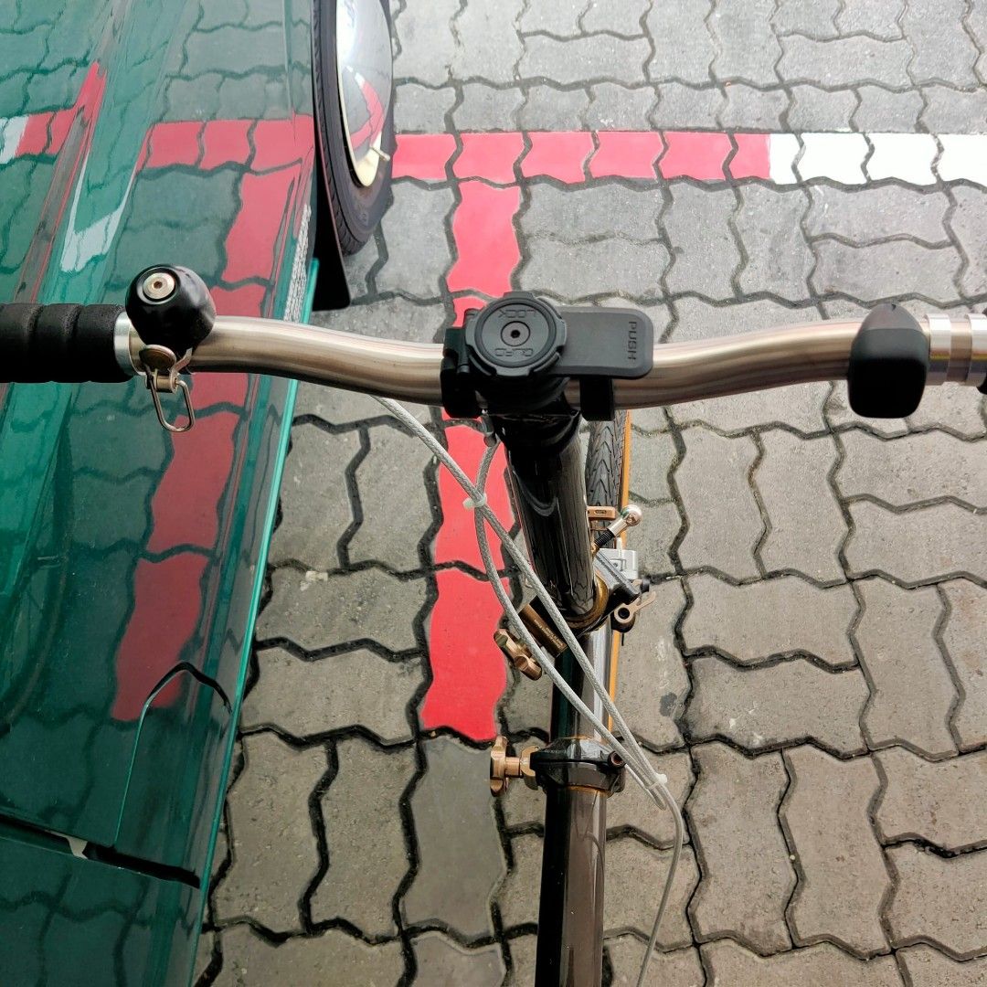 Highly Mod Aceoffix Black Raw Lacquer 1:1 Brompton, Sports Equipment ...