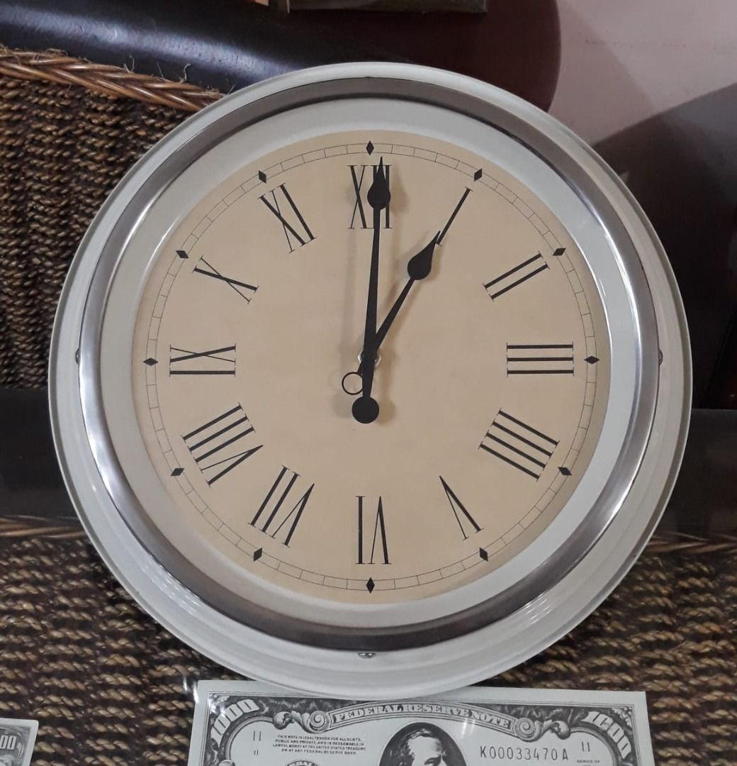 IKEA SKOVEL 21603 Wall Clock, Furniture & Home Living, Home Decor ...