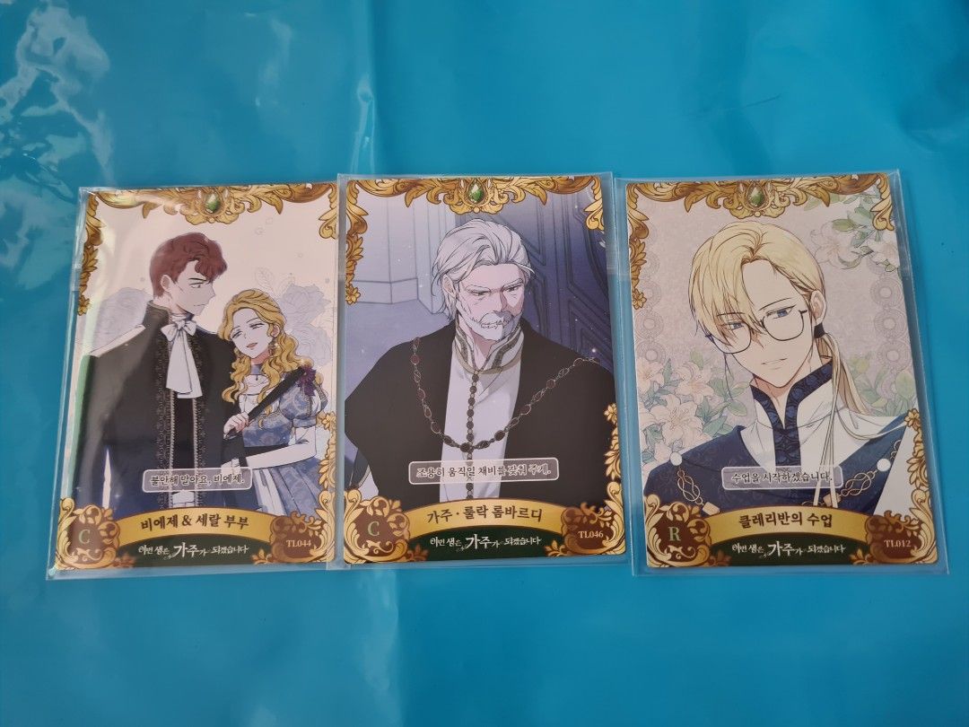 Webtoon I'll Be The Matriarch In This Life Card Sets, Hobbies & Toys ...