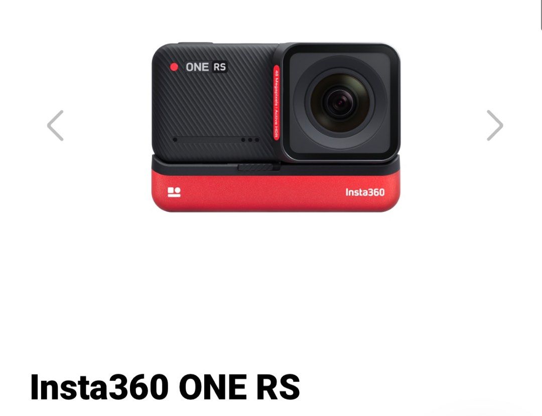 Insta360 One RS 4K Boost Lens, Photography, Lens & Kits on Carousell