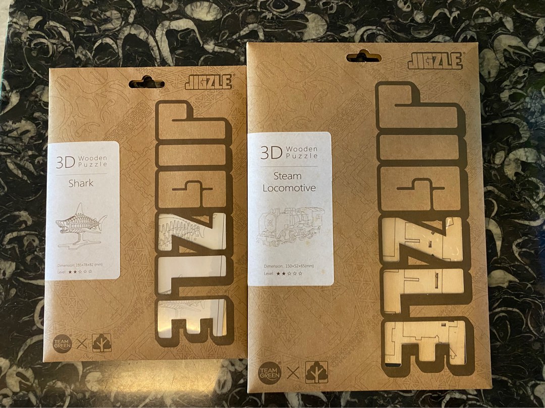 Jigzle 3D wooden puzzles, Hobbies & Toys, Toys & Games on Carousell