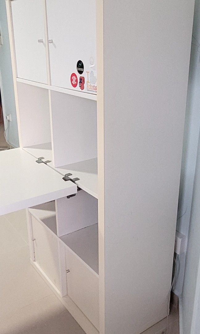 KALLAX / LAGKAPTEN Desk combination (White), Furniture & Home Living ...