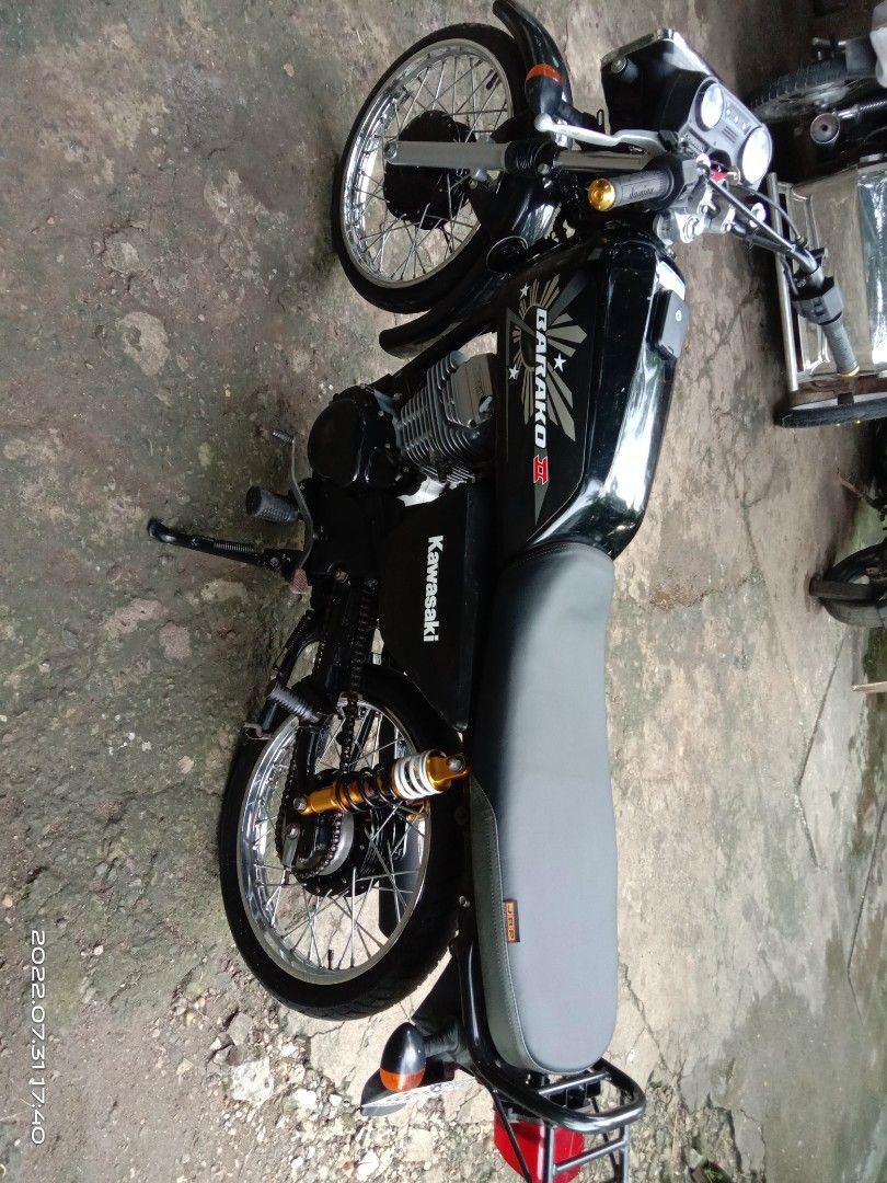 Kawasaki barako2 negro, Motorbikes, Motorbikes for Sale on Carousell