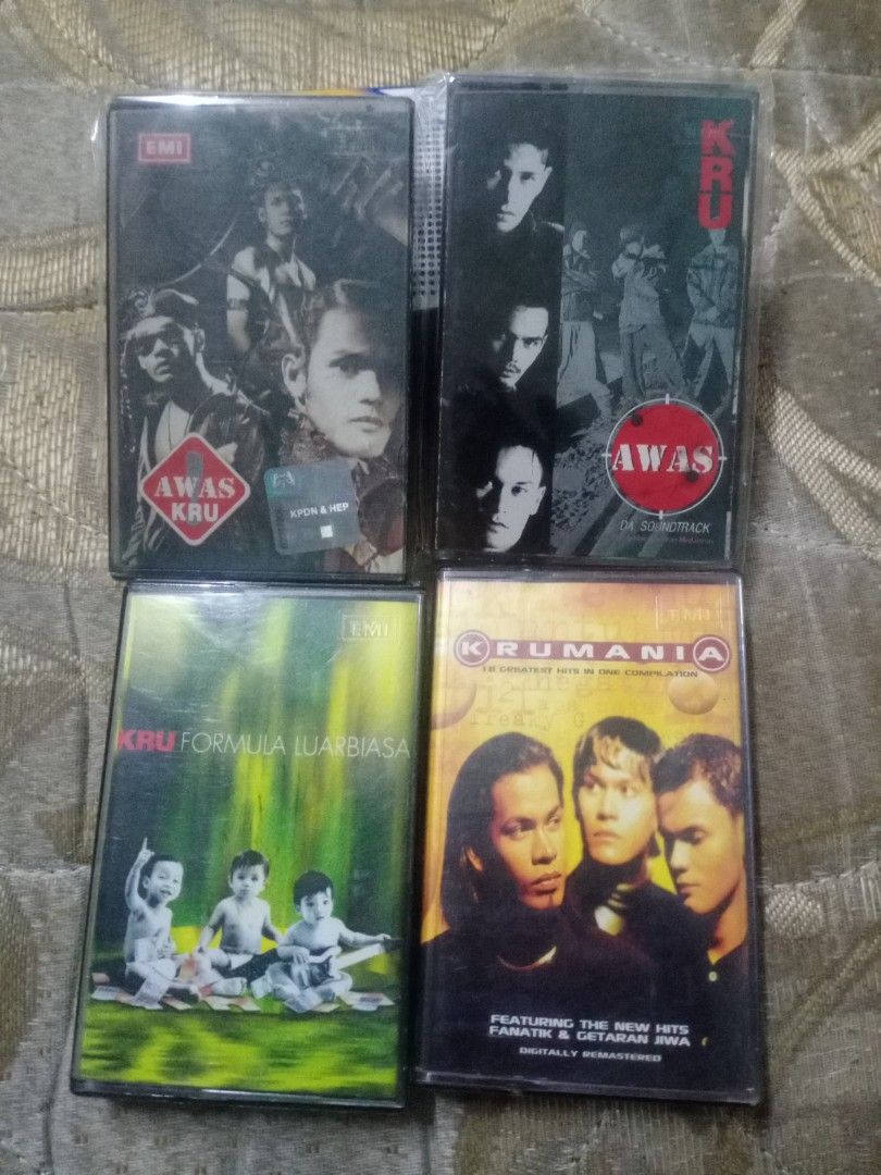 KRU Cassette - Awas, Awas soundtrack, Formula Luar Biasa, Krumania ...