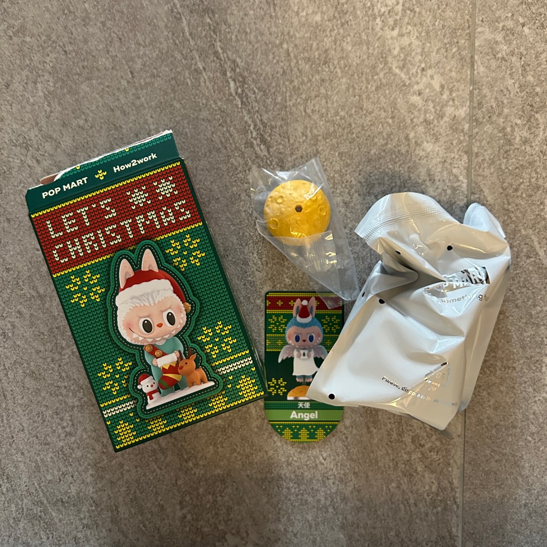 Labubu Popmart The Monster Angel, Hobbies & Toys, Toys & Games on Carousell