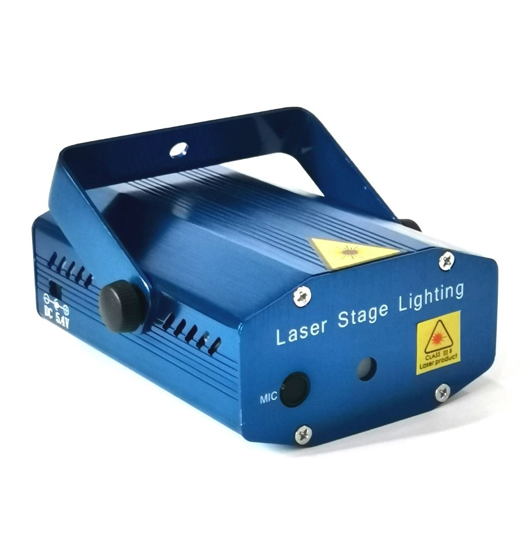 LED Stage Laser Light Holographic Sound Activated Projection Light for ...