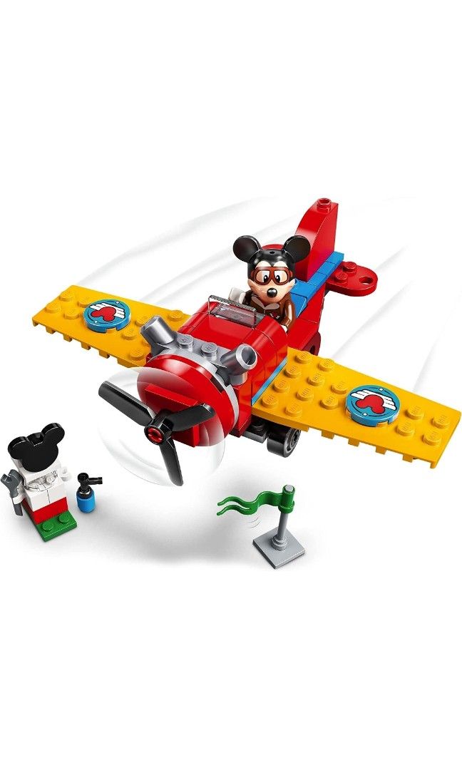 LEGO Mickey and Friends Mickey Mouse's Propeller Plane 10772 (59 Pieces ...
