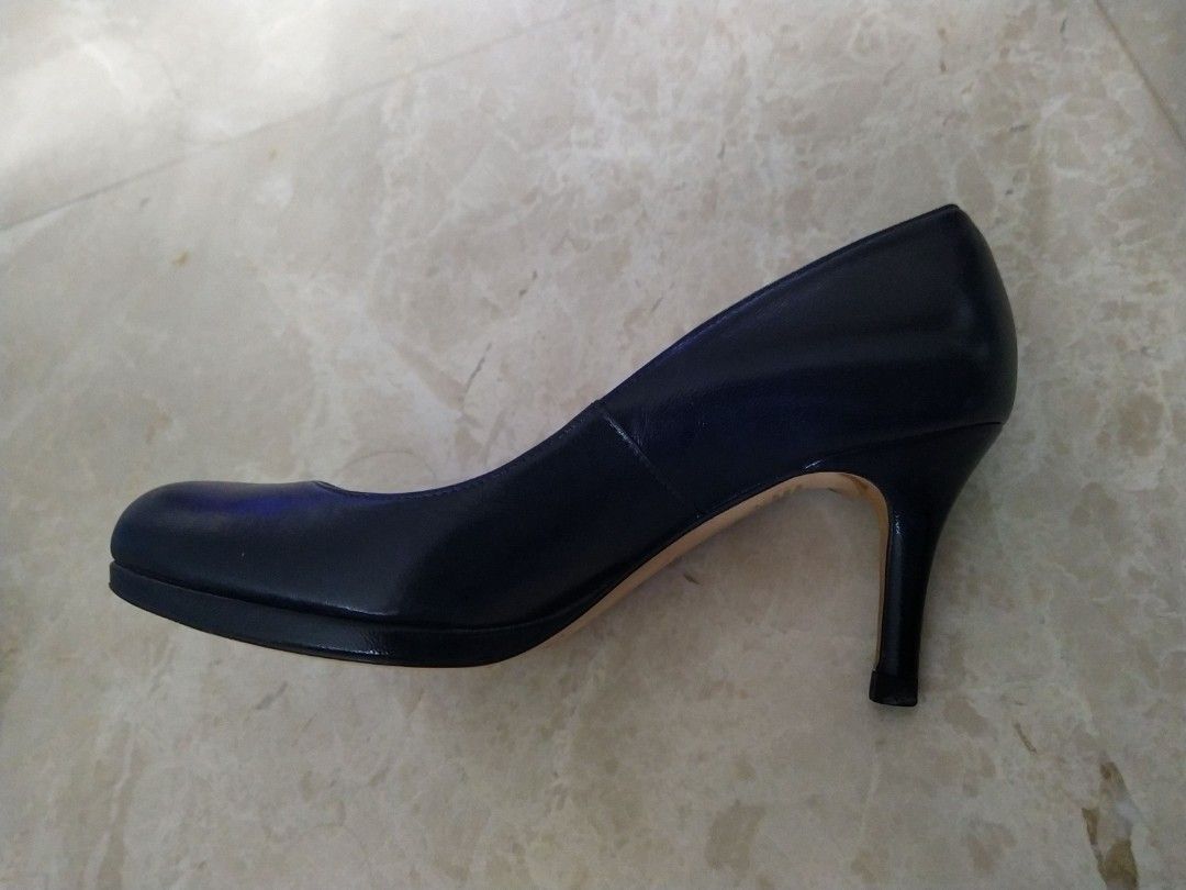 LK Bennett sybila platform pumps/heels (navy colour), Women's Fashion ...