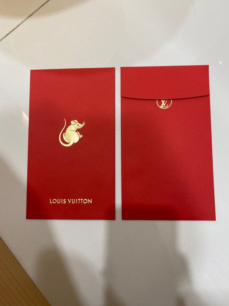 Louis Vuitton LV rat year red packets, Luxury, Accessories on Carousell