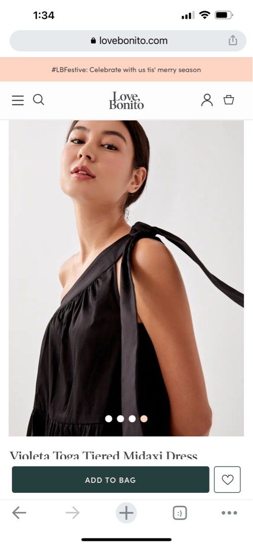 Love Bonito Violeta toga dress, Women's Fashion, Dresses & Sets ...