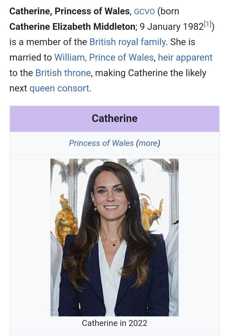 Luxury British Royal Princess of Wales Kate Middleton Catherine ...