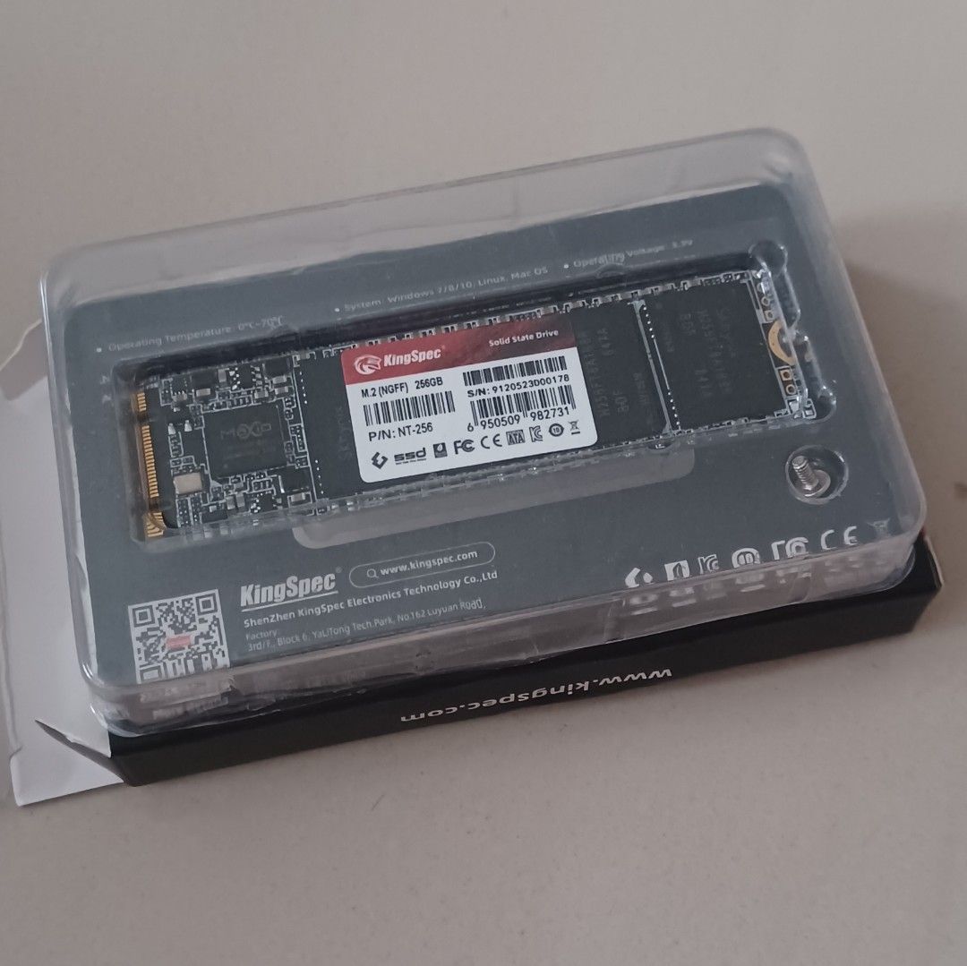 M.2 SATA 256gb SSD, Computers & Tech, Parts & Accessories, Hard Disks ...