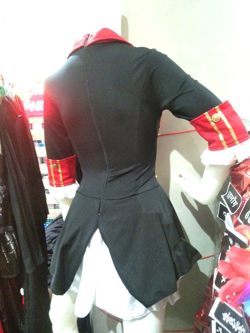 Magician costume cocktail dress and hat and stocking, gloves ring ...