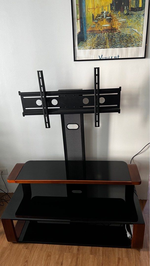Mandaue foam TV console | Wooden TV rack | Glass TV console, Furniture ...