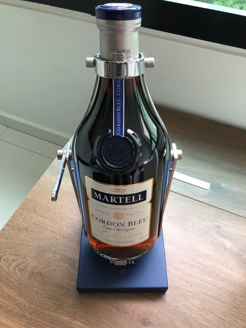 Martell Cordon Bleu 3 Litre (3000ml) With Cradle, Food & Drinks ...